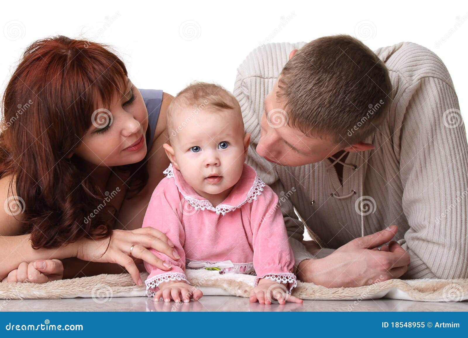 Young Parents Looking for Baby Stock Image - Image of casual, woman ...