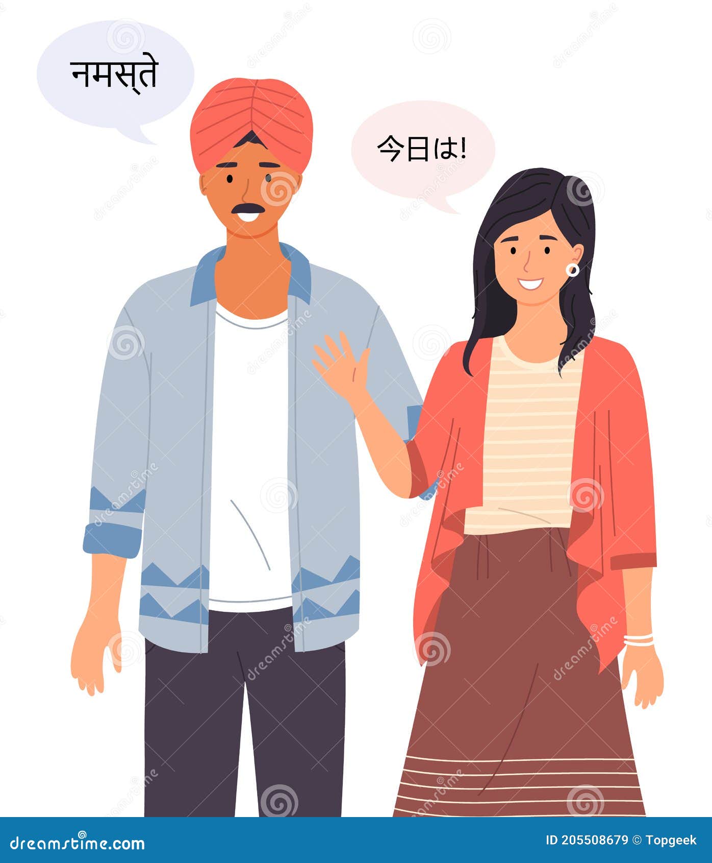 Hello In Different International Languages Greeting People Stock ... Hello In Different International Languages Greeting People Stock ...