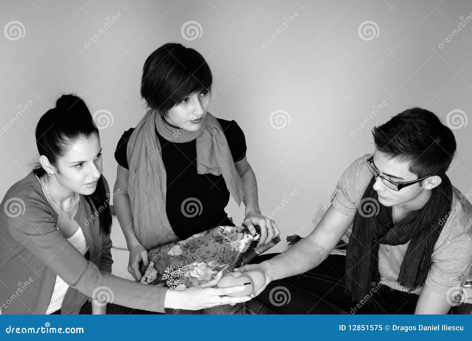 Young People Creating Gifts Stock Image - Image of accessory, cute ...
