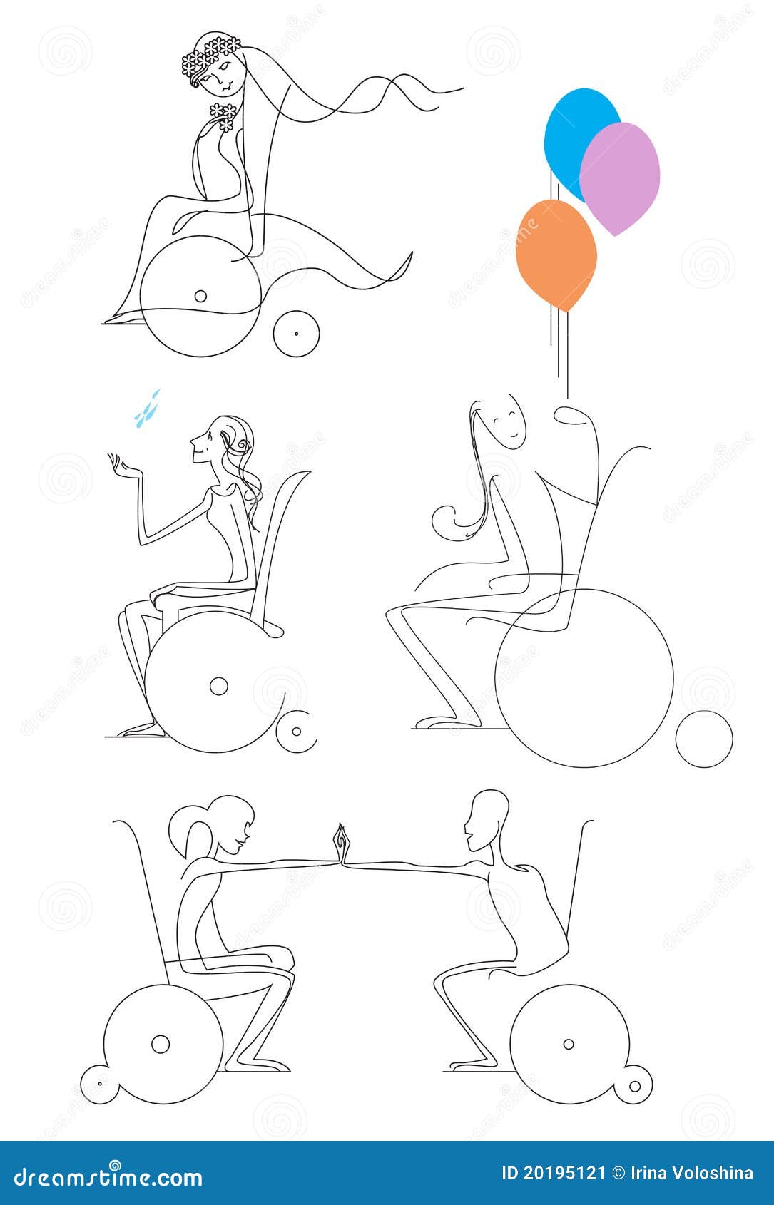 Young People With Disabilities Of Motor Function Royalty-Free Stock ...