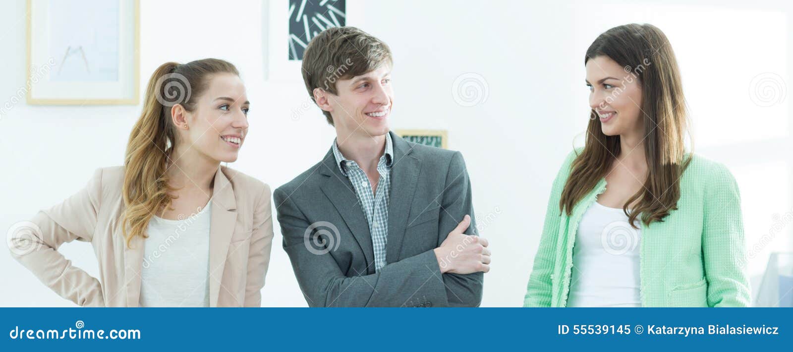 Young people in first job stock image. Image of colleagues - 55539145