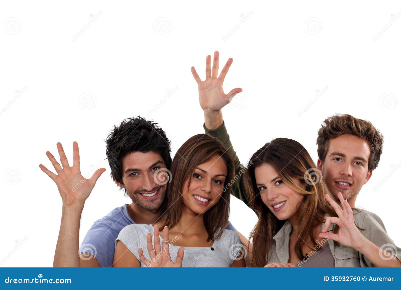 Young people gesticulating stock photo. Image of handsome - 35932760