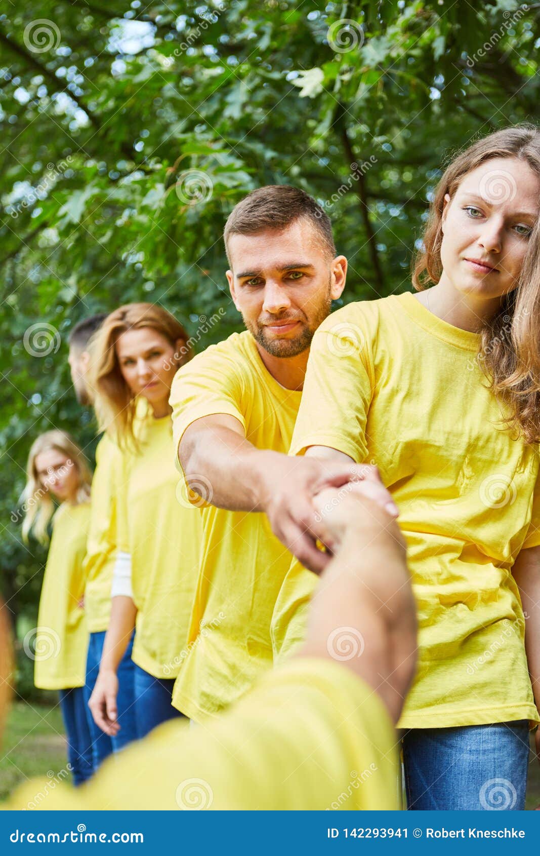 Young People Give Themselves Help Stock Image - Image of festival ...