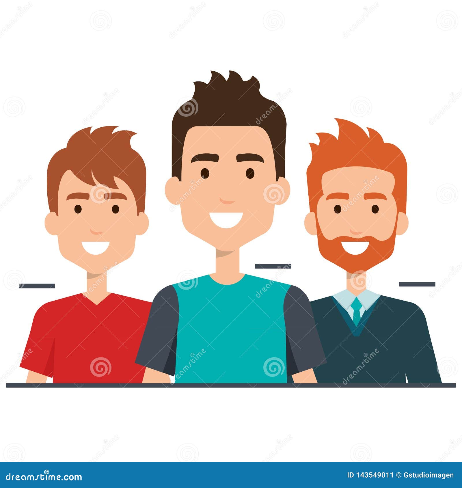 Young people group avatars stock vector. Illustration of teamwork ...