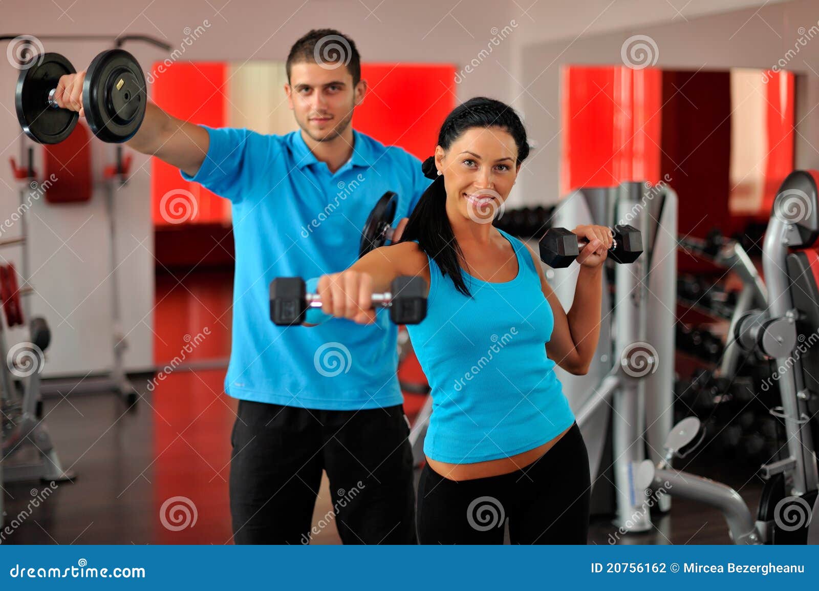 Young people in the gym stock photo. Image of lifestyle - 20756162
