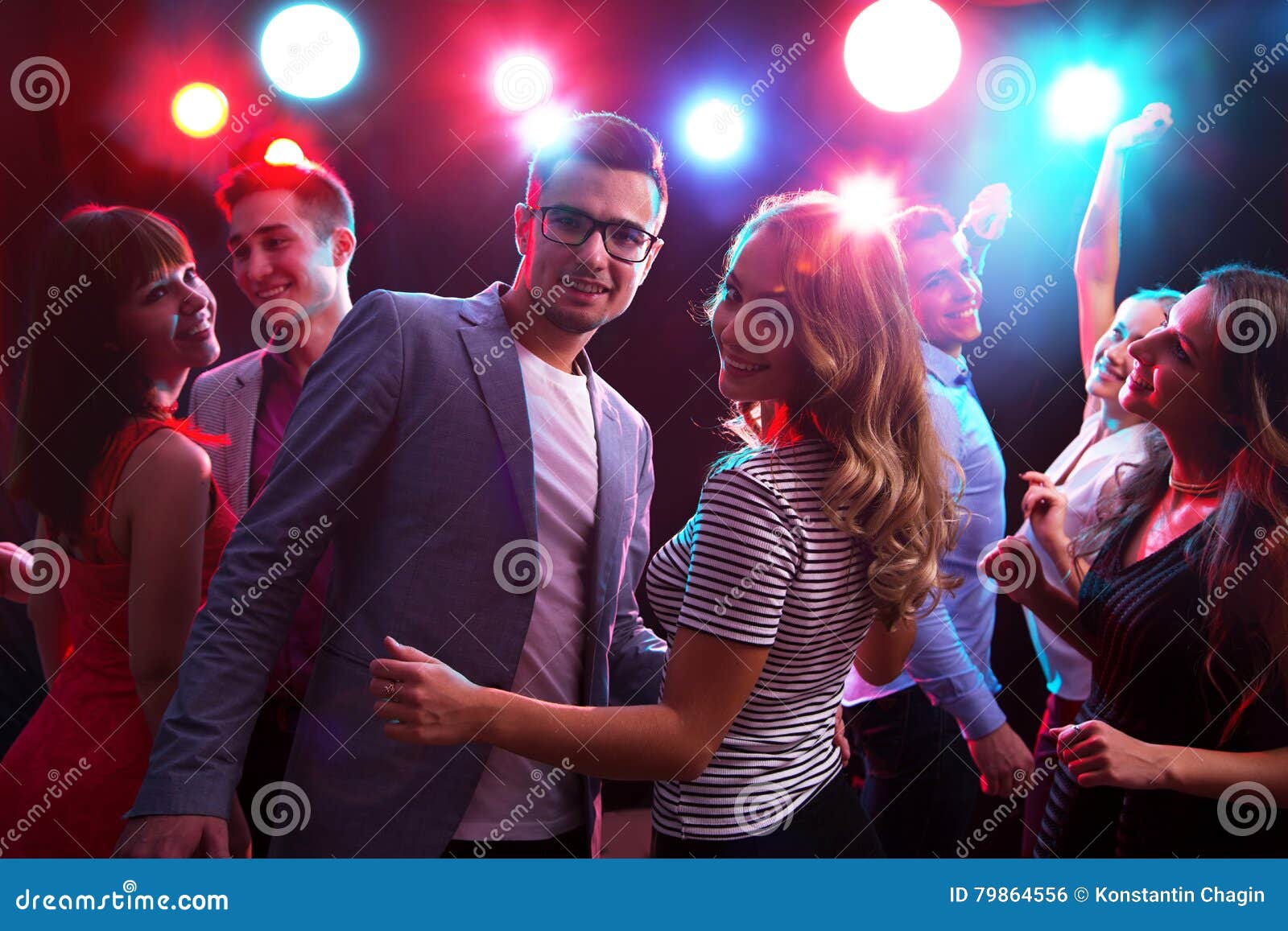 Young People Having Fun Dancing Stock Photo - Image of entertainment ...