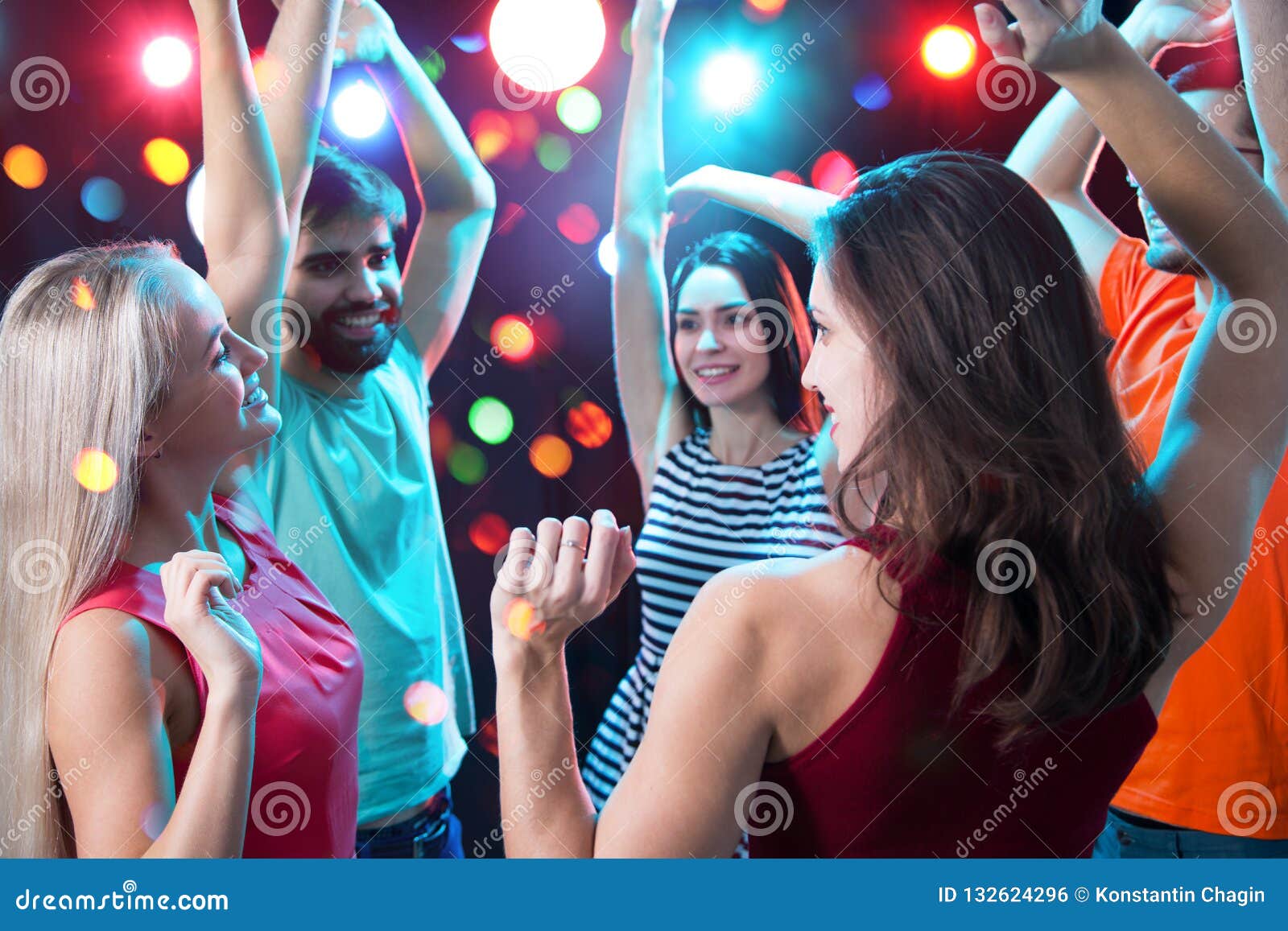 Young People Having Fun Dancing Stock Photo - Image of crowd, dancer ...