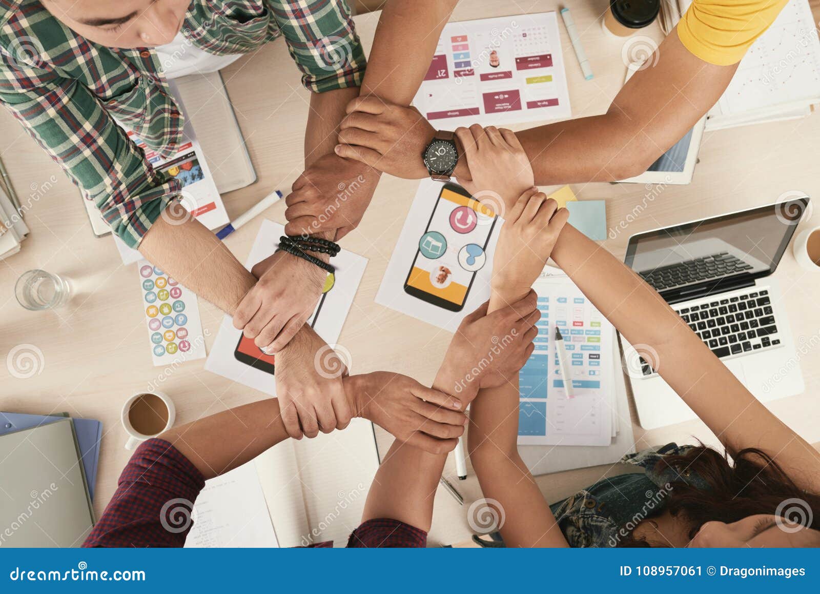 Team of developers stock image. Image of unity, coworker - 108957061