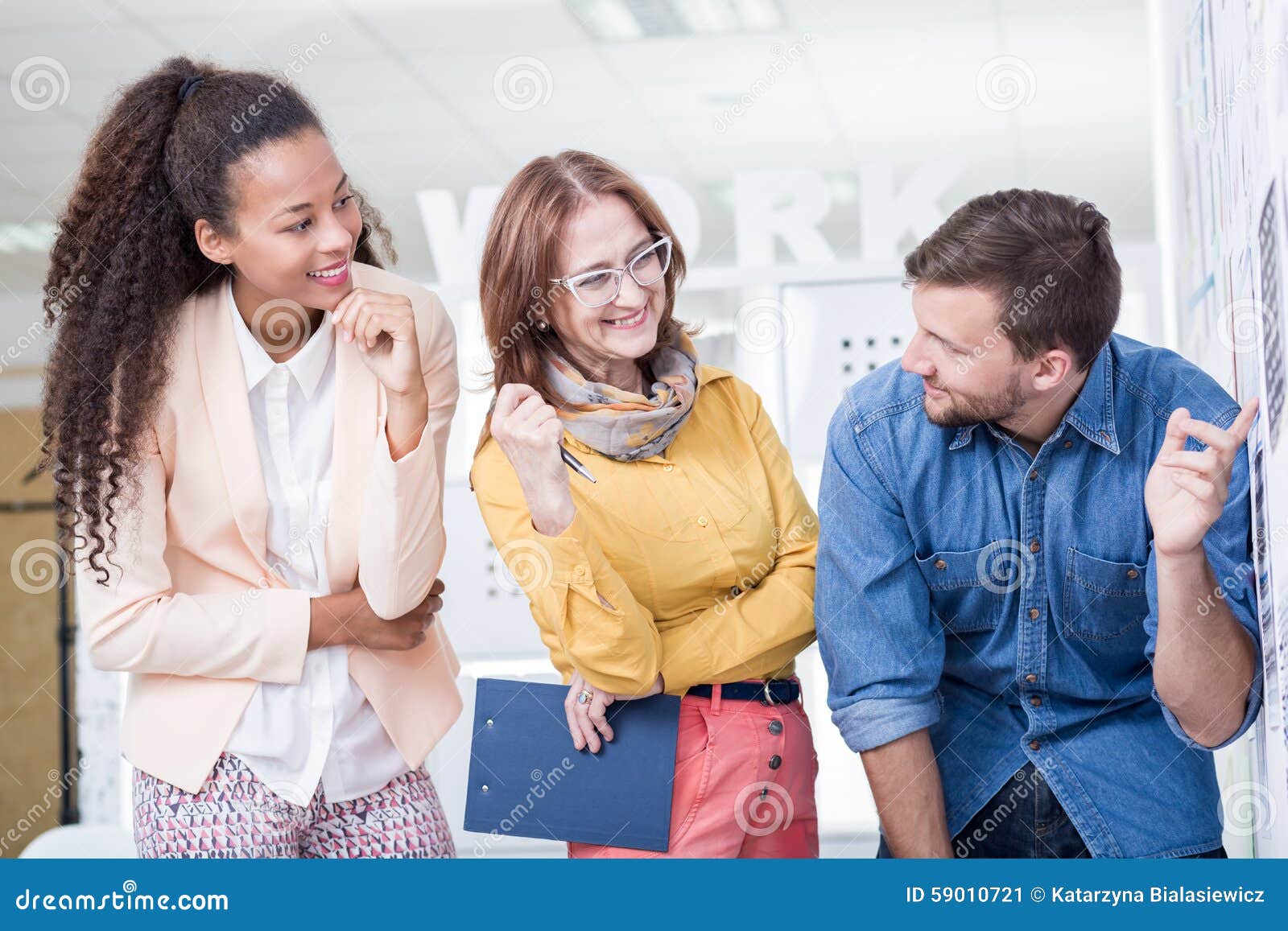 Young people on internship stock image. Image of meeting - 59010721