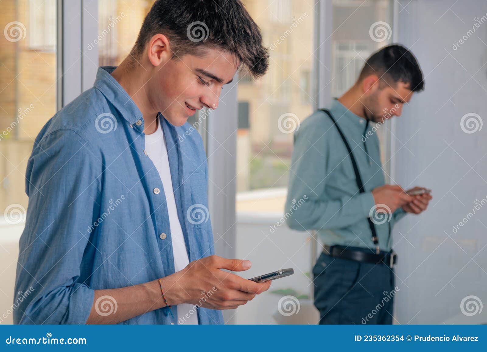 People Looking at the Mobile Phone Stock Photo - Image of social, latin ...