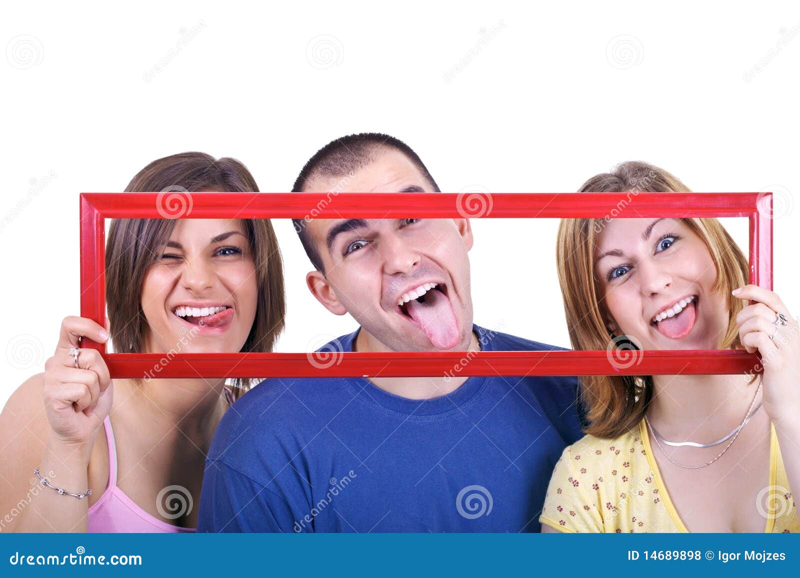 Young People Making Silly Faces Stock Photo - Image of cute, playing ...