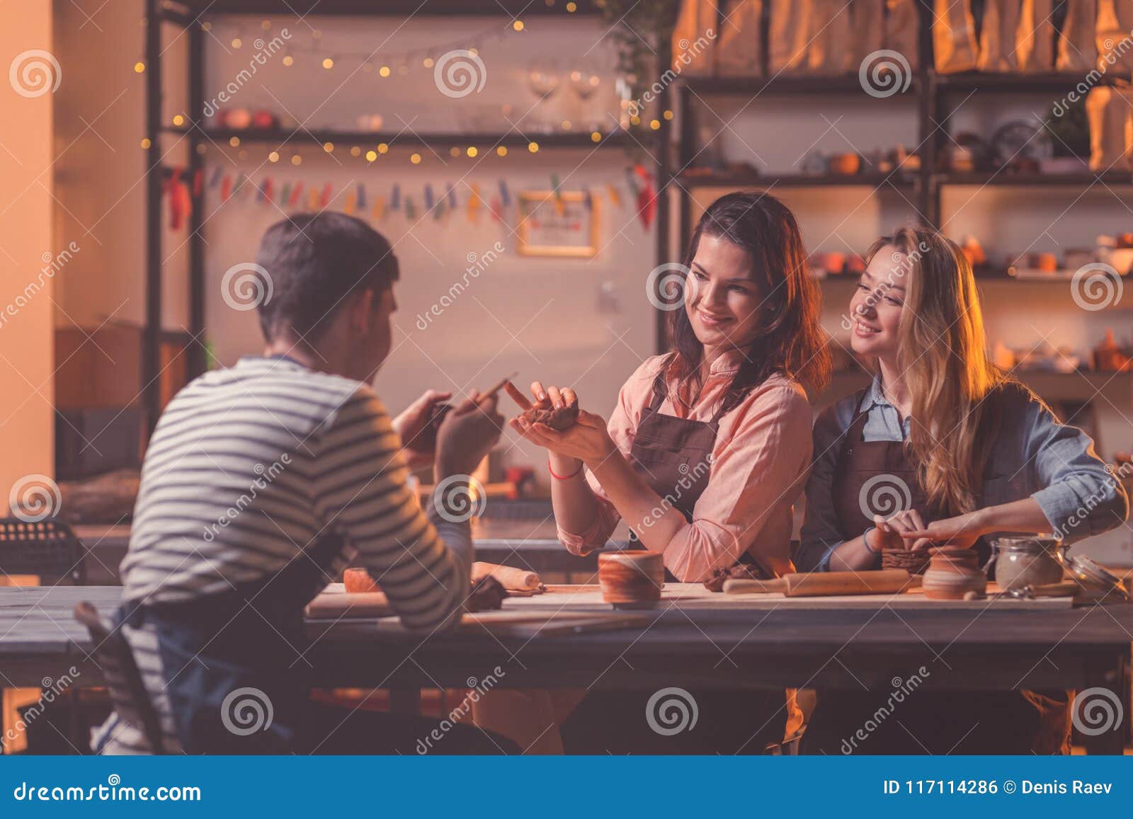 Young People in a Master Class Stock Photo - Image of indoors, artwork ...