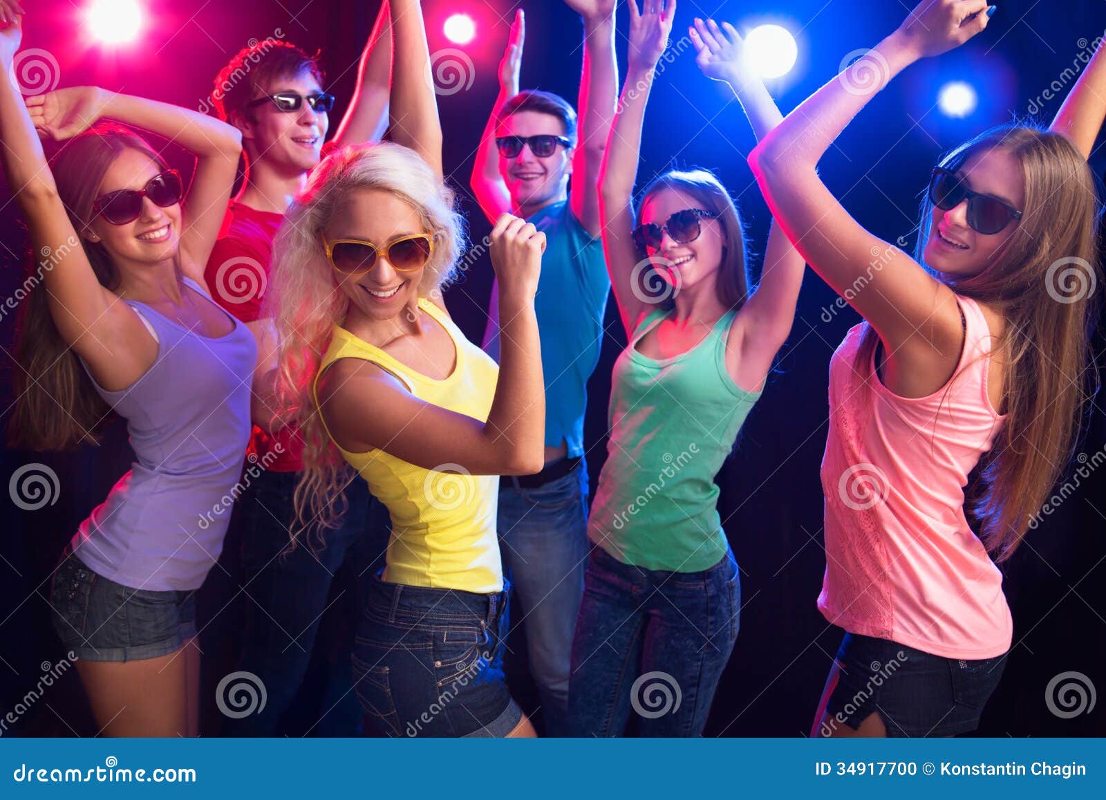 Young people at party. stock photo. Image of carefree - 34917700
