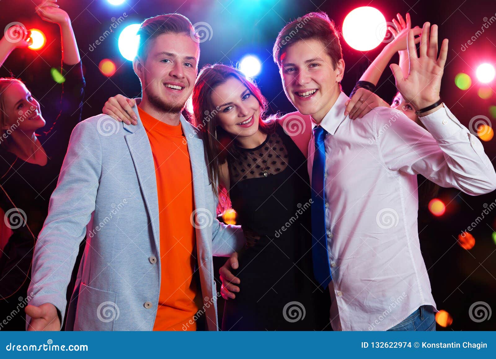 Young people at party stock photo. Image of carefree - 132622974