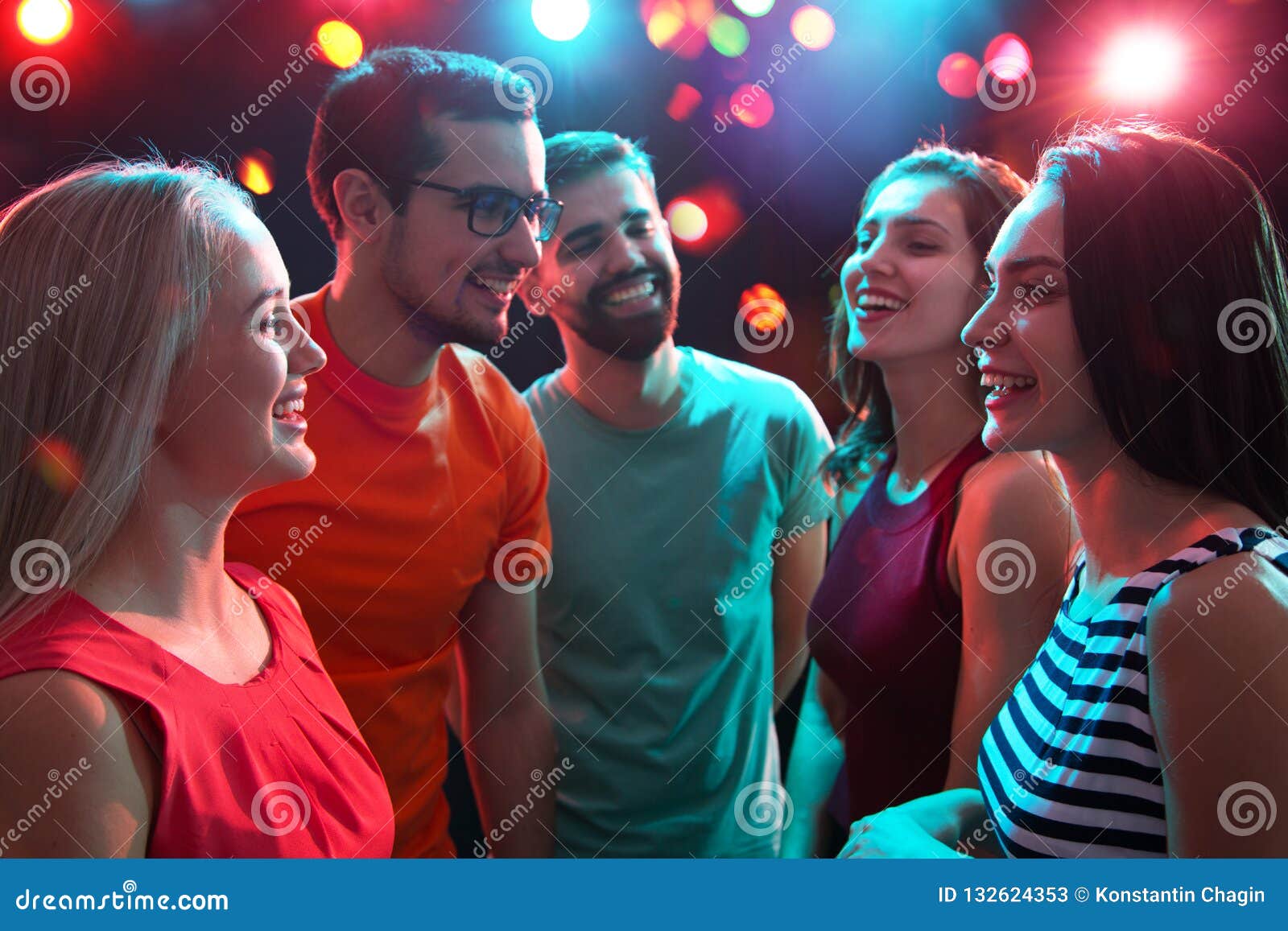 Young people at party stock image. Image of happiness - 132624353
