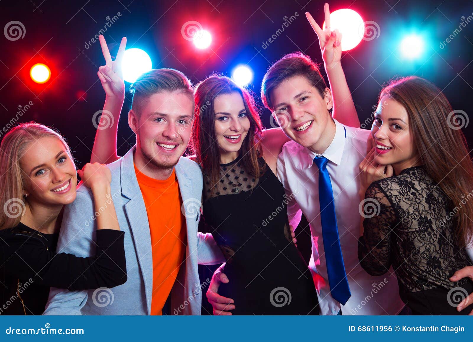 Young people at party. stock photo. Image of dance, fashion - 68611956