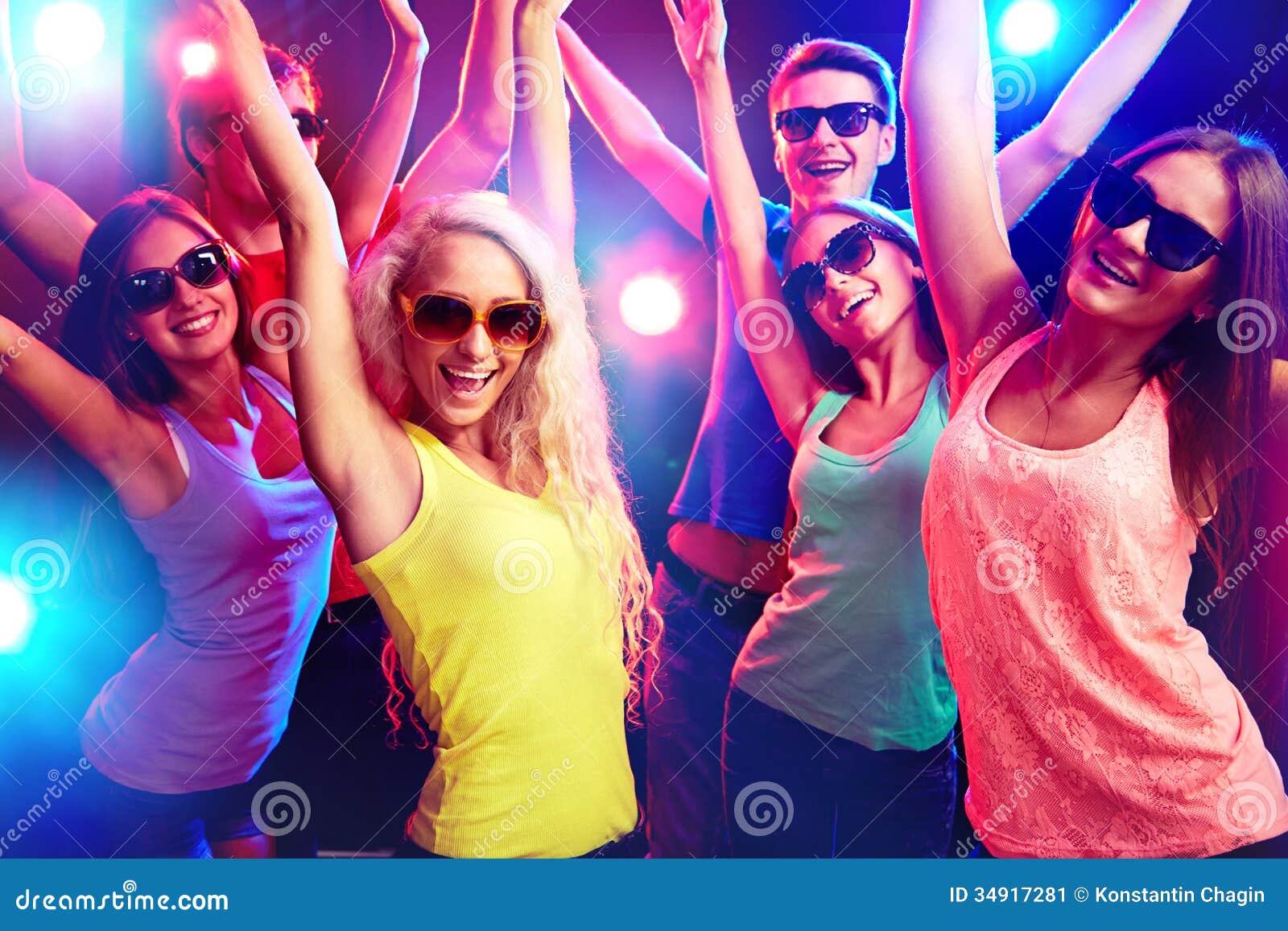 Young people at party. stock image. Image of celebration - 34917281