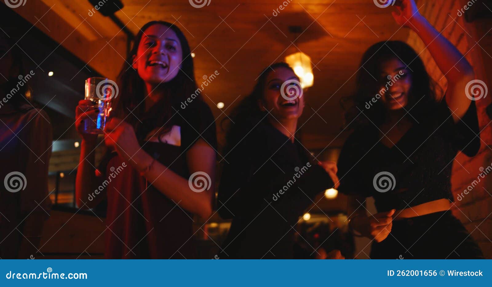 Young People Partying at a Night Club Stock Photo - Image of young ...