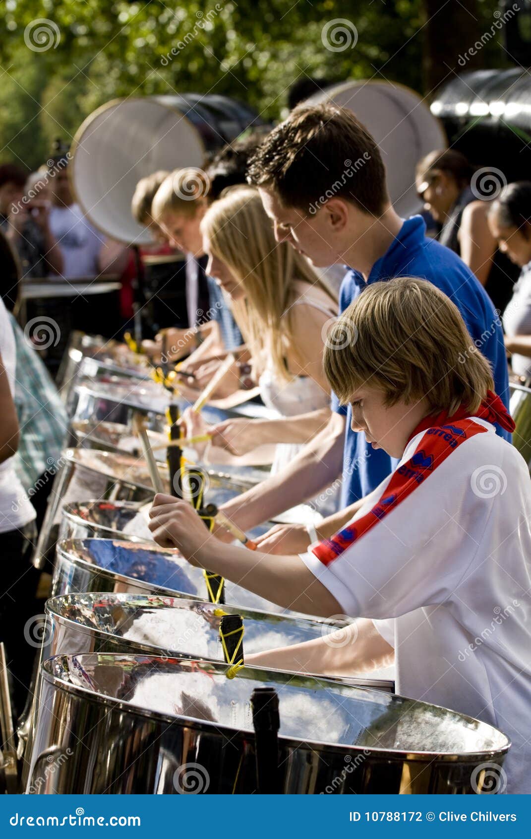 Young People Playing Steel Drums Editorial Photography - Image of teens ...