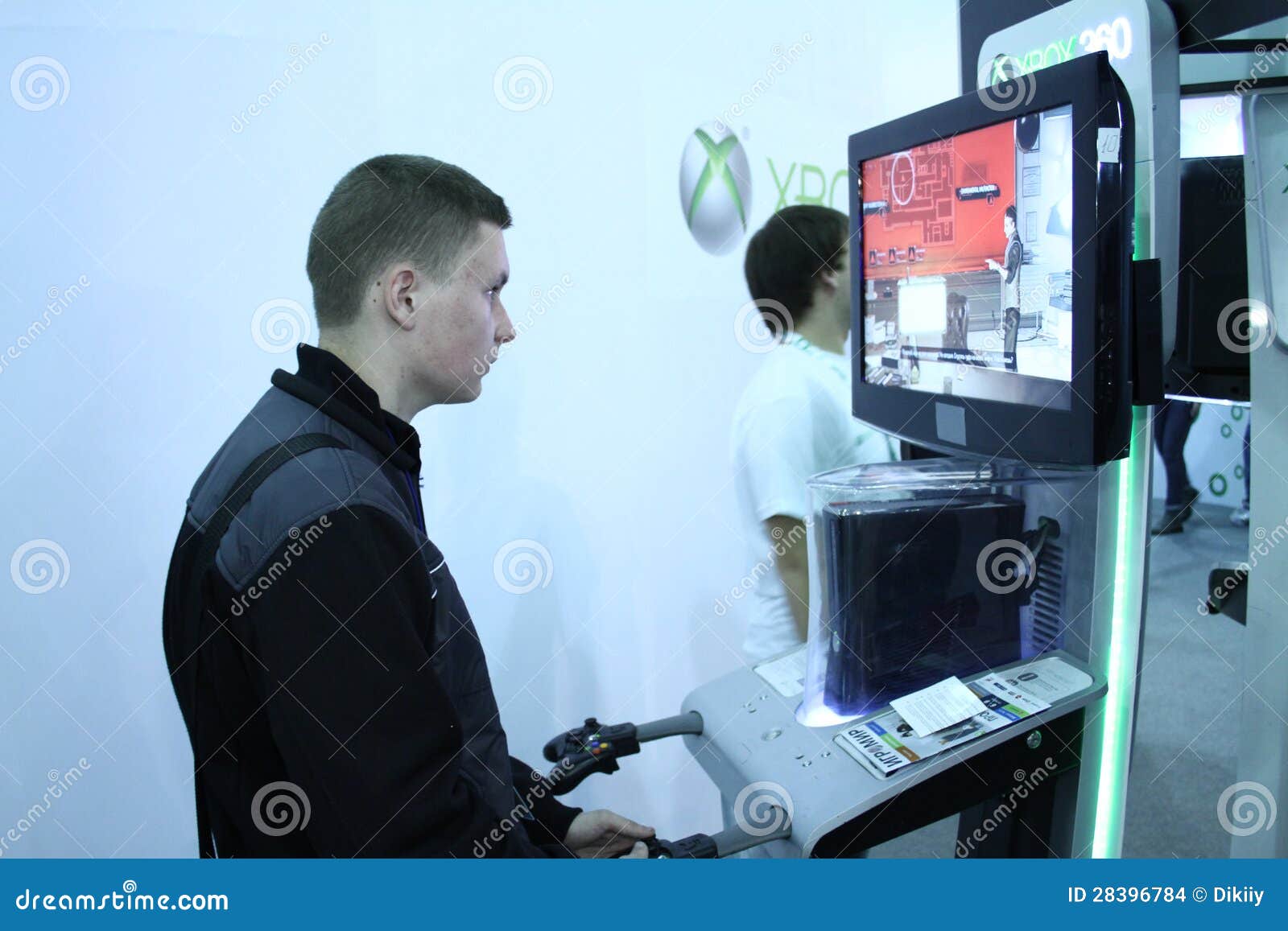 Young People Playing Video Games Editorial Stock Image - Image of expo ...