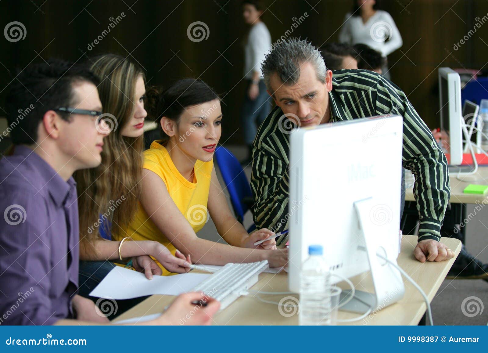 Young People in Professional Training Course Stock Image - Image of ...