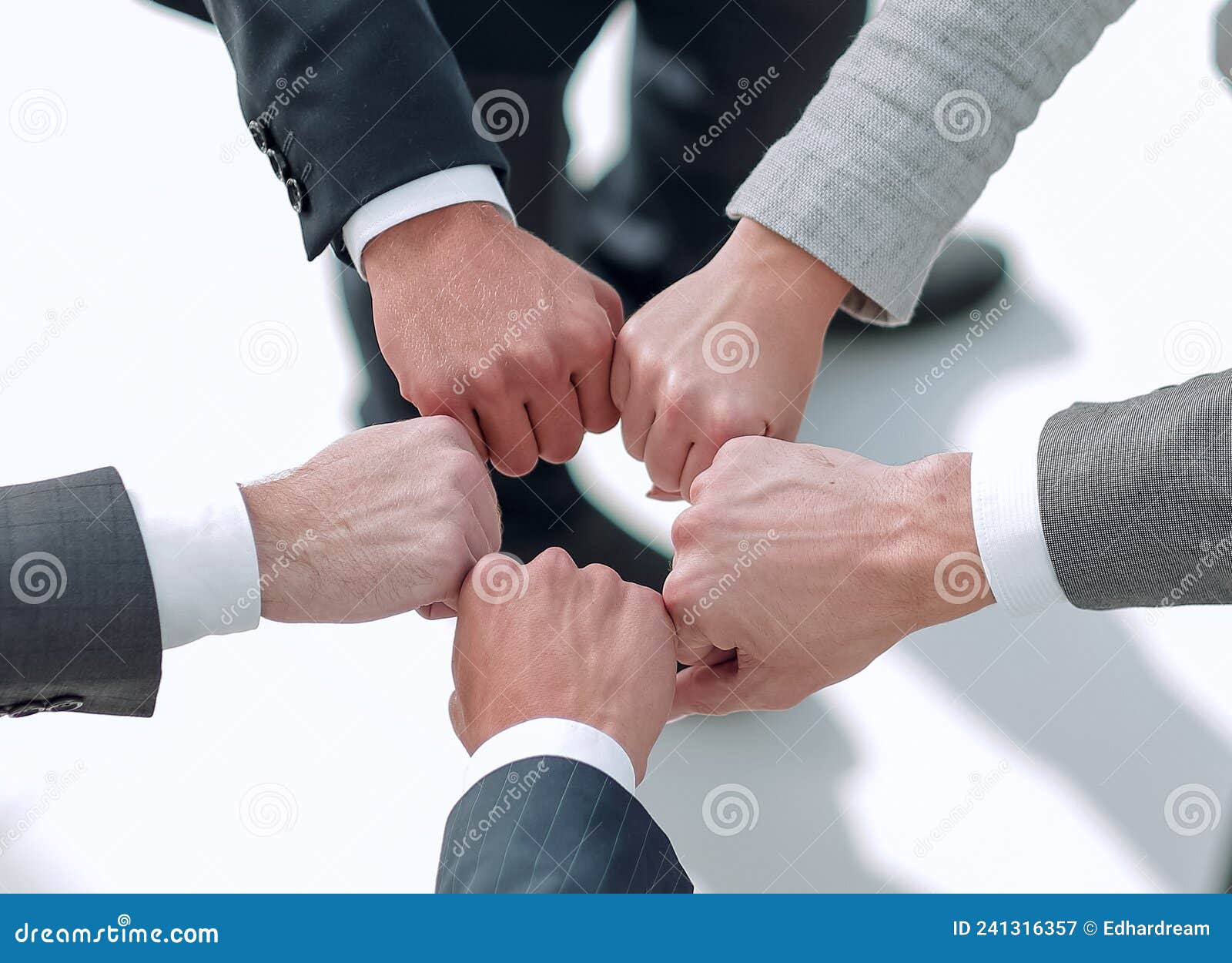 Young People Putting Hands Together Stock Image - Image of professional ...