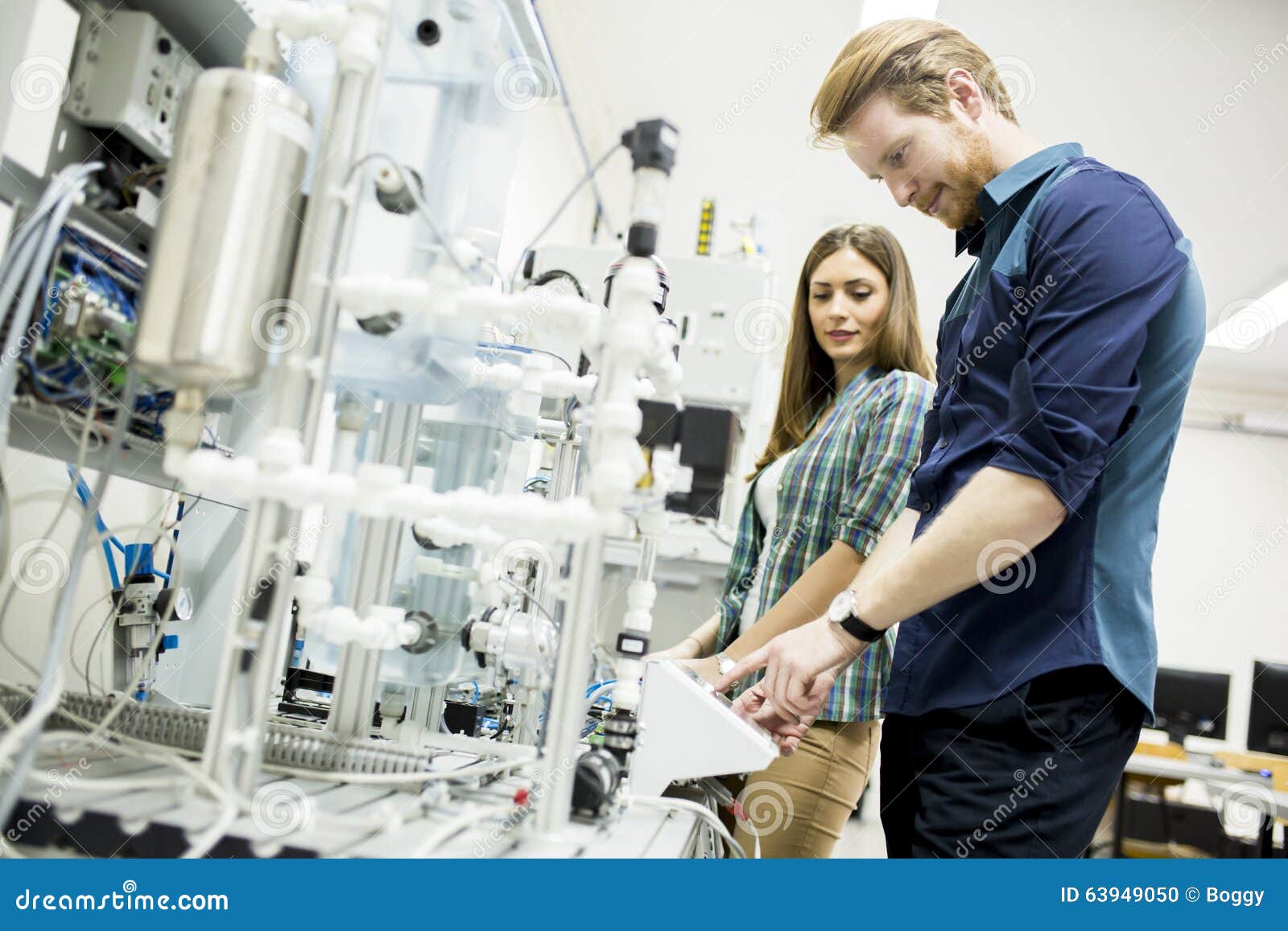 Young People in Robotics Classroom Stock Photo - Image of education ...