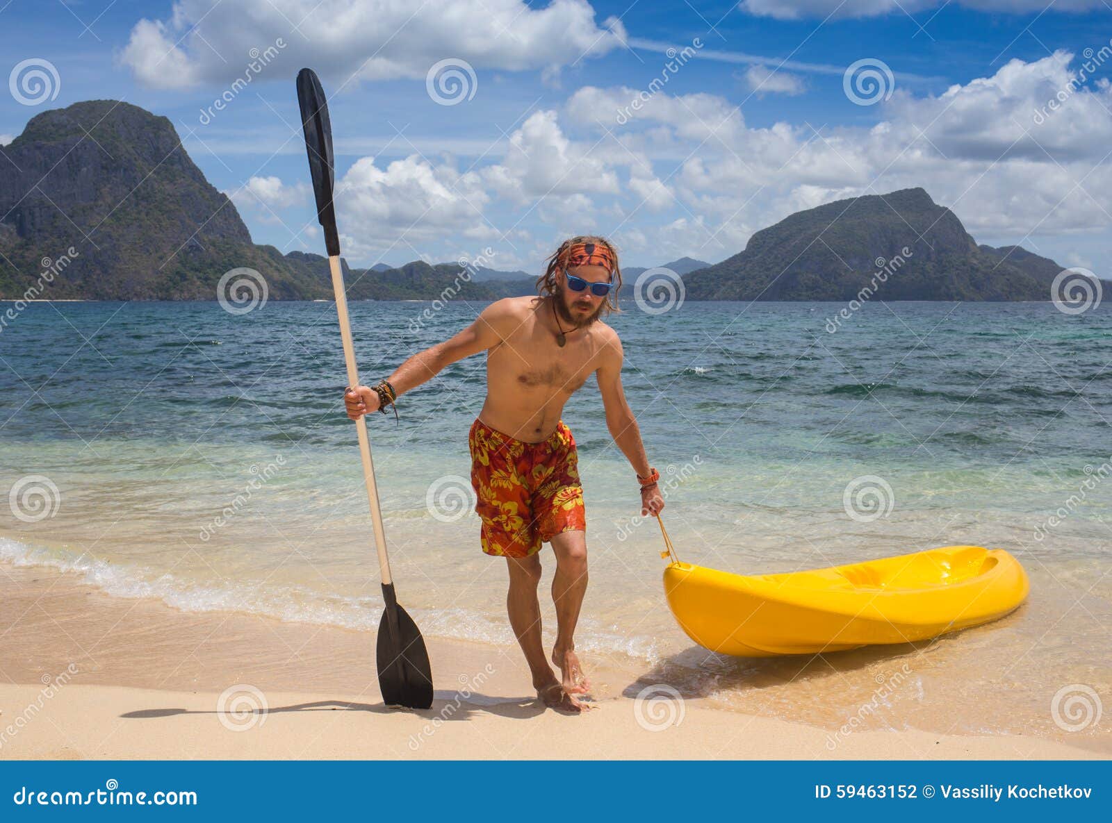 Young People Rowing in Kayak Stock Photo - Image of lifestyle, active ...
