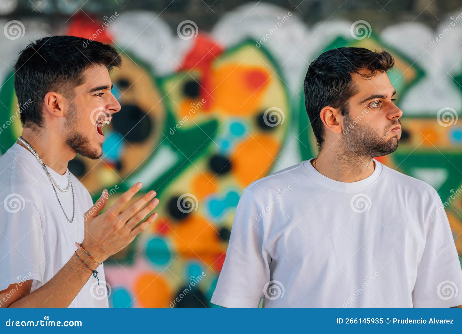 Young People in the Street Arguing Stock Image - Image of city, enemy ...