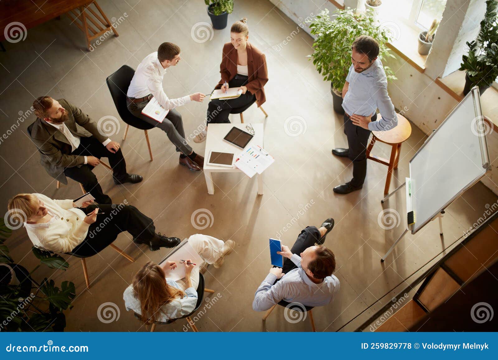 Young People Talking, Working, Discussing Problems and Ideas with ...