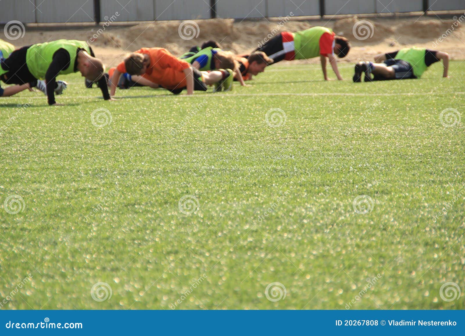 Young people are trained stock photo. Image of lawn, guyteenager - 20267808