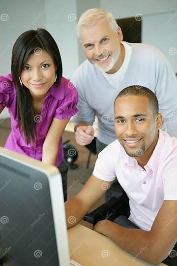 Young People in a Training Course Stock Photo - Image of activity ...