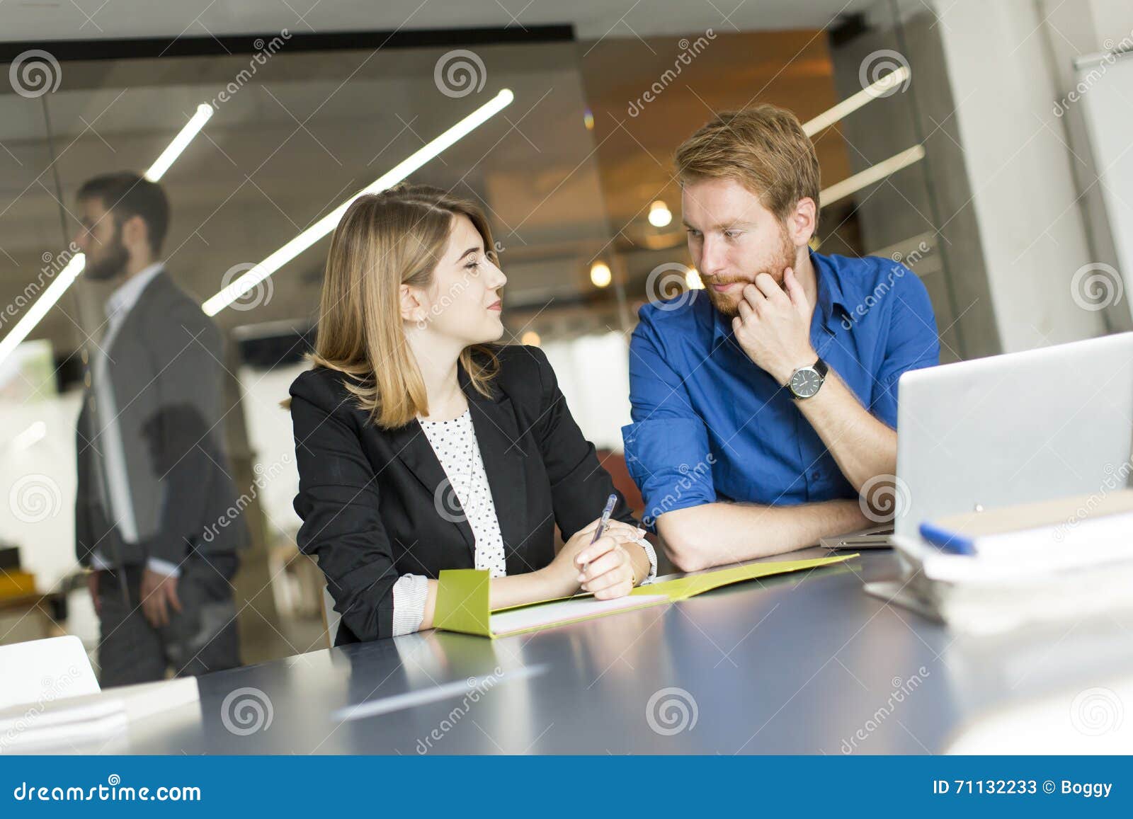 Young People Workin in the Office Stock Image - Image of group, worker ...