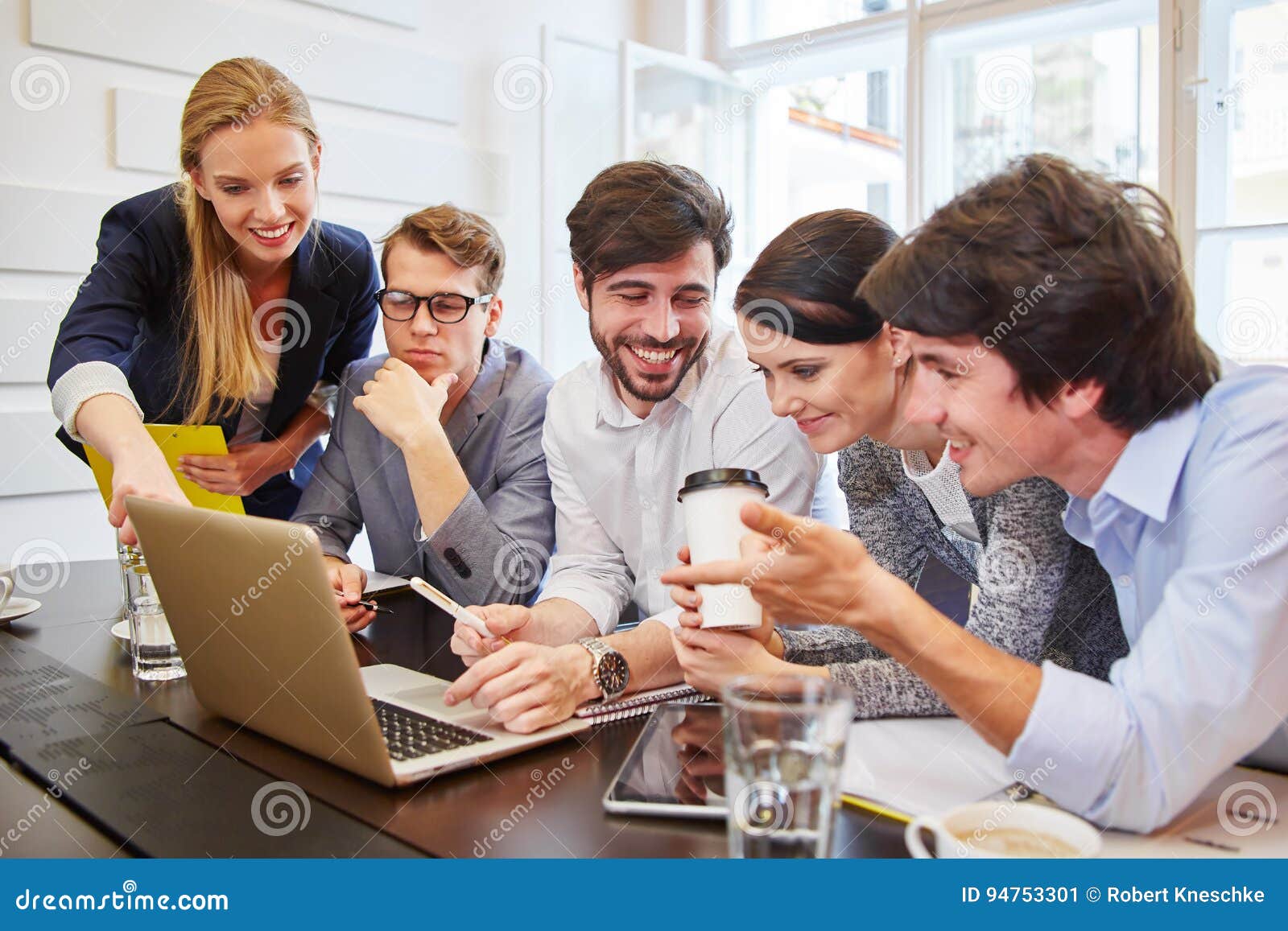 Young people in workshop stock image. Image of together - 94753301