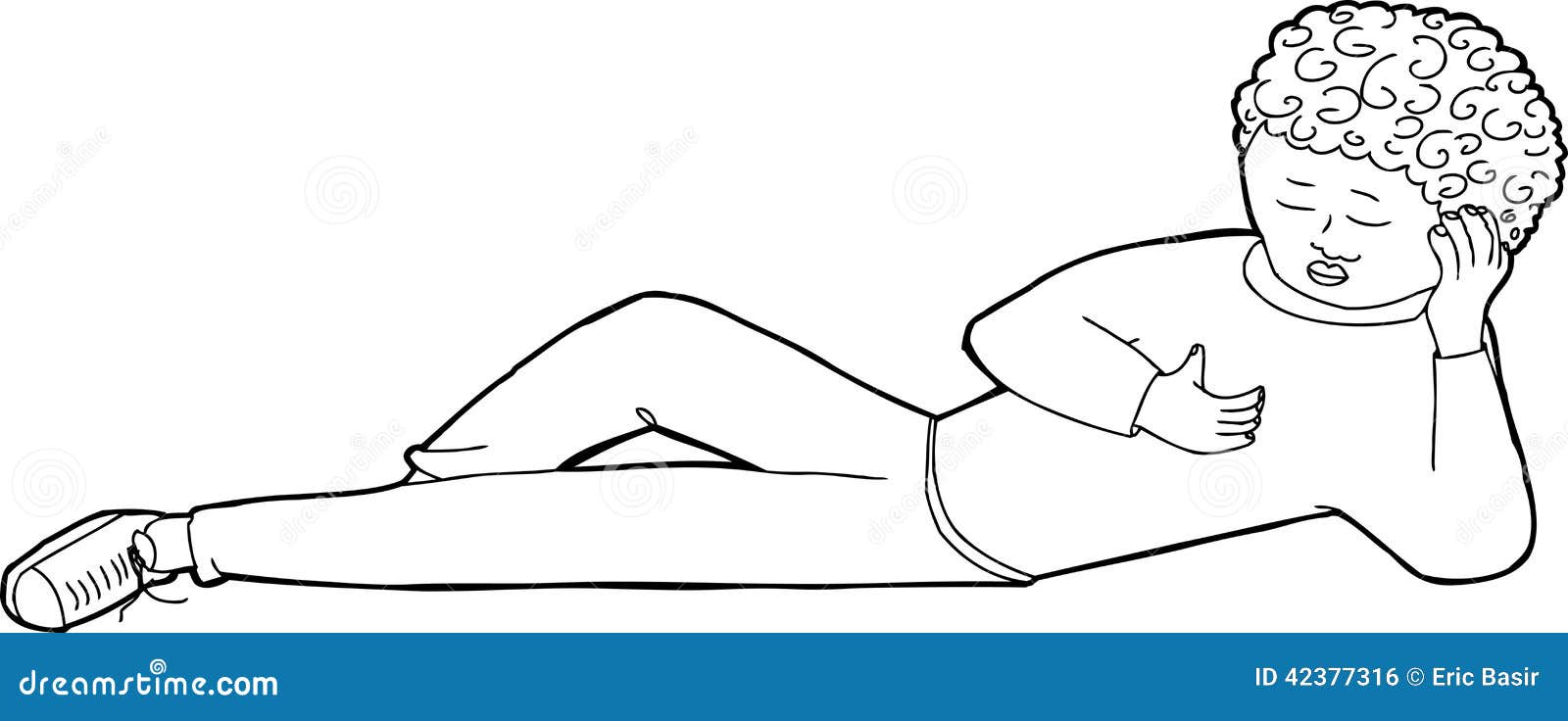 How To Draw Someone Lying Down From The Side