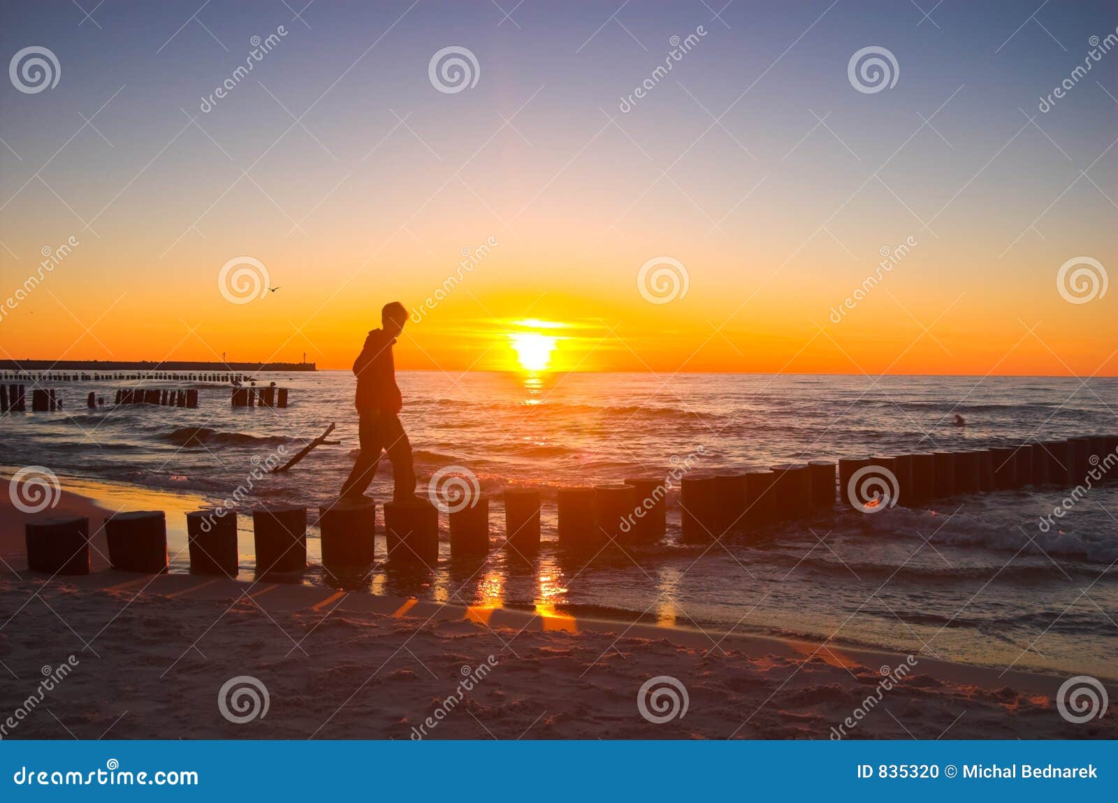 Young Person Walking To Sun Stock Photo - Image of portrait, feeling ...