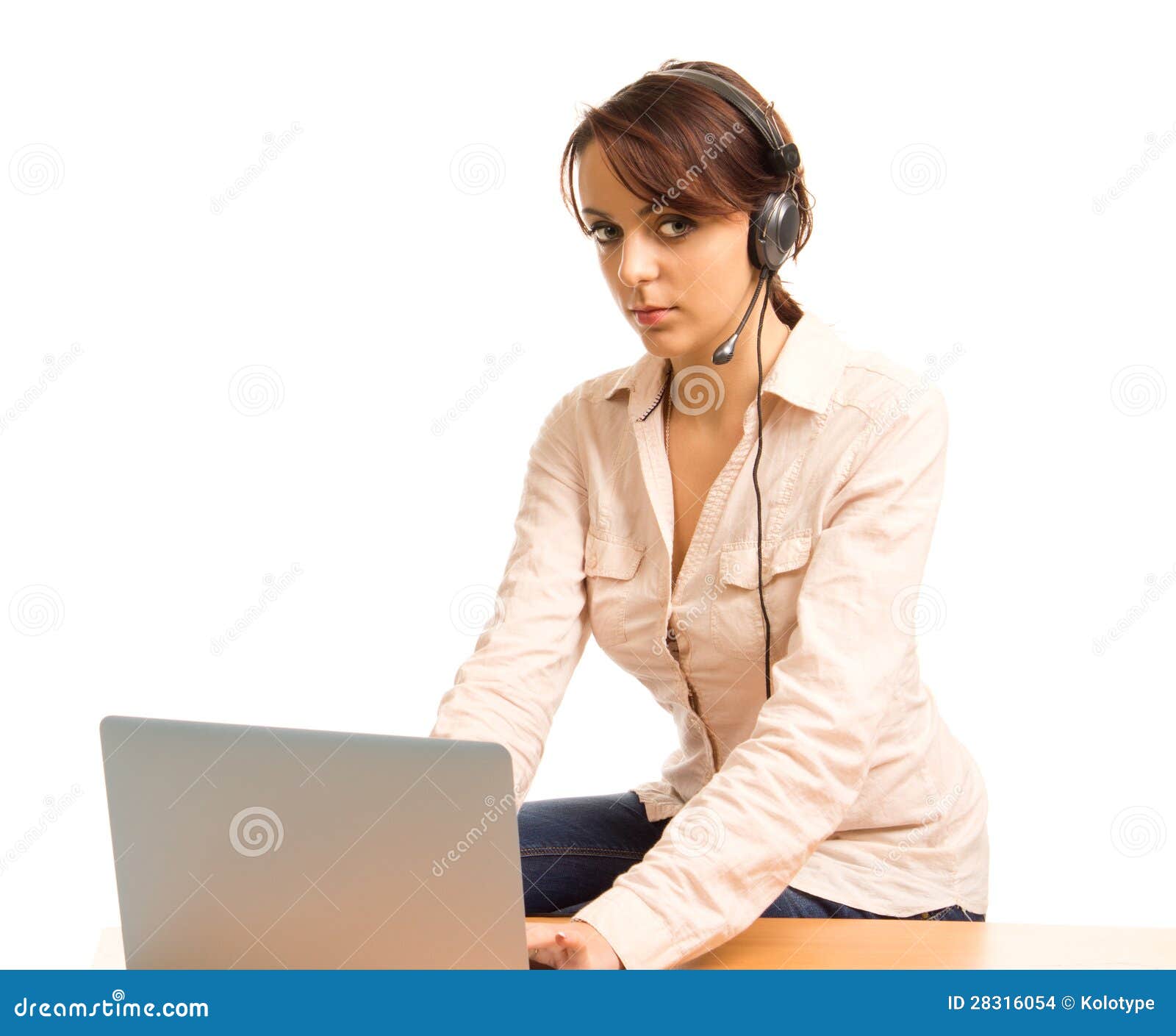Young Personal Assistant Working Stock Photo - Image of pretty, company ...