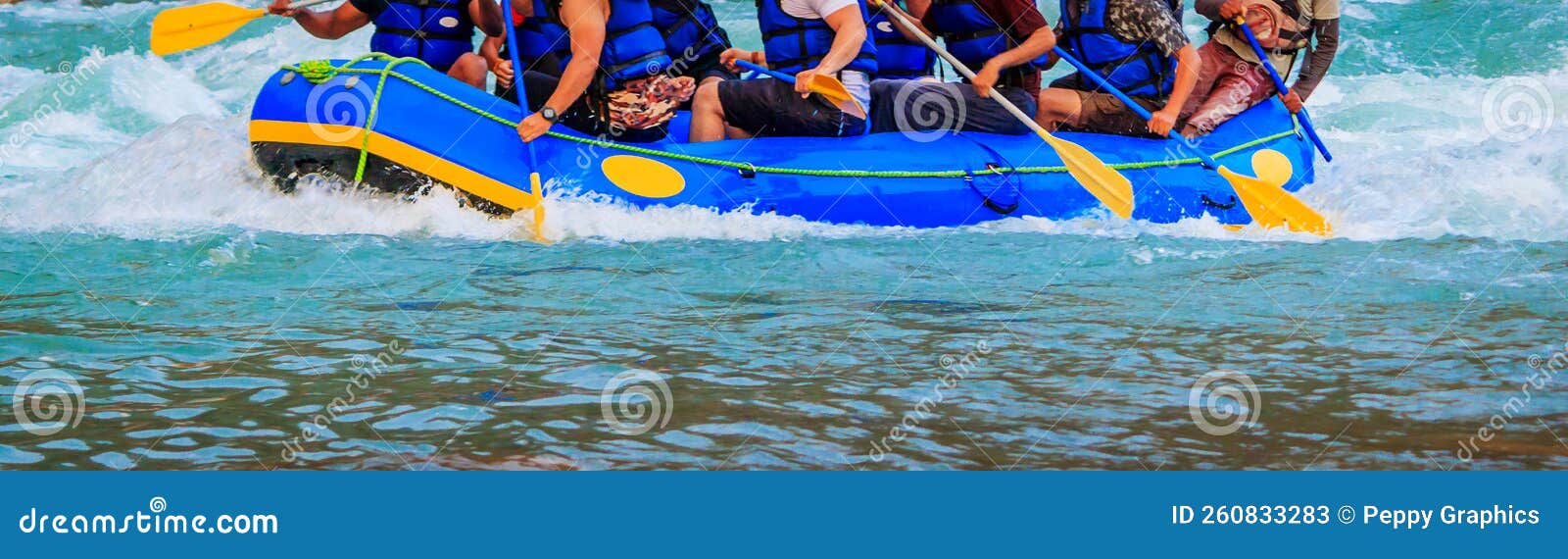 Young Persons Rafting on the Ganges River in Rishikesh Stock Image ...