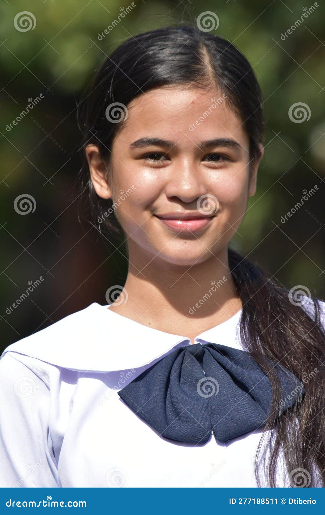 A Young Philippine Girl Portrait Stock Image - Image of philippine ...