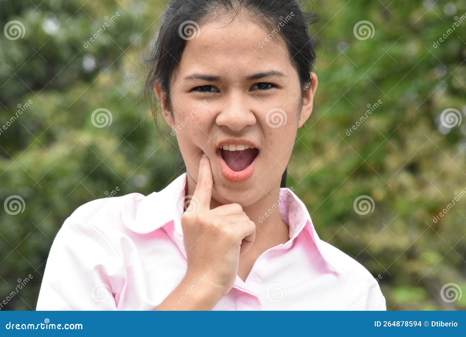 Young Philippine Youth with Toothache Closeup Stock Photo - Image of ...