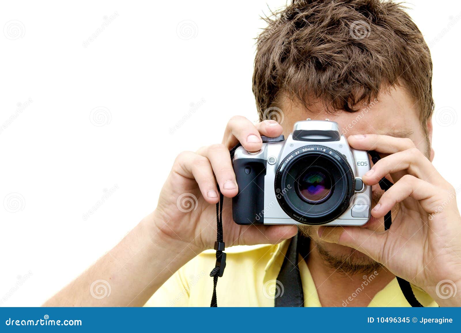 Young Photographer with Camera Stock Image - Image of camera, good ...