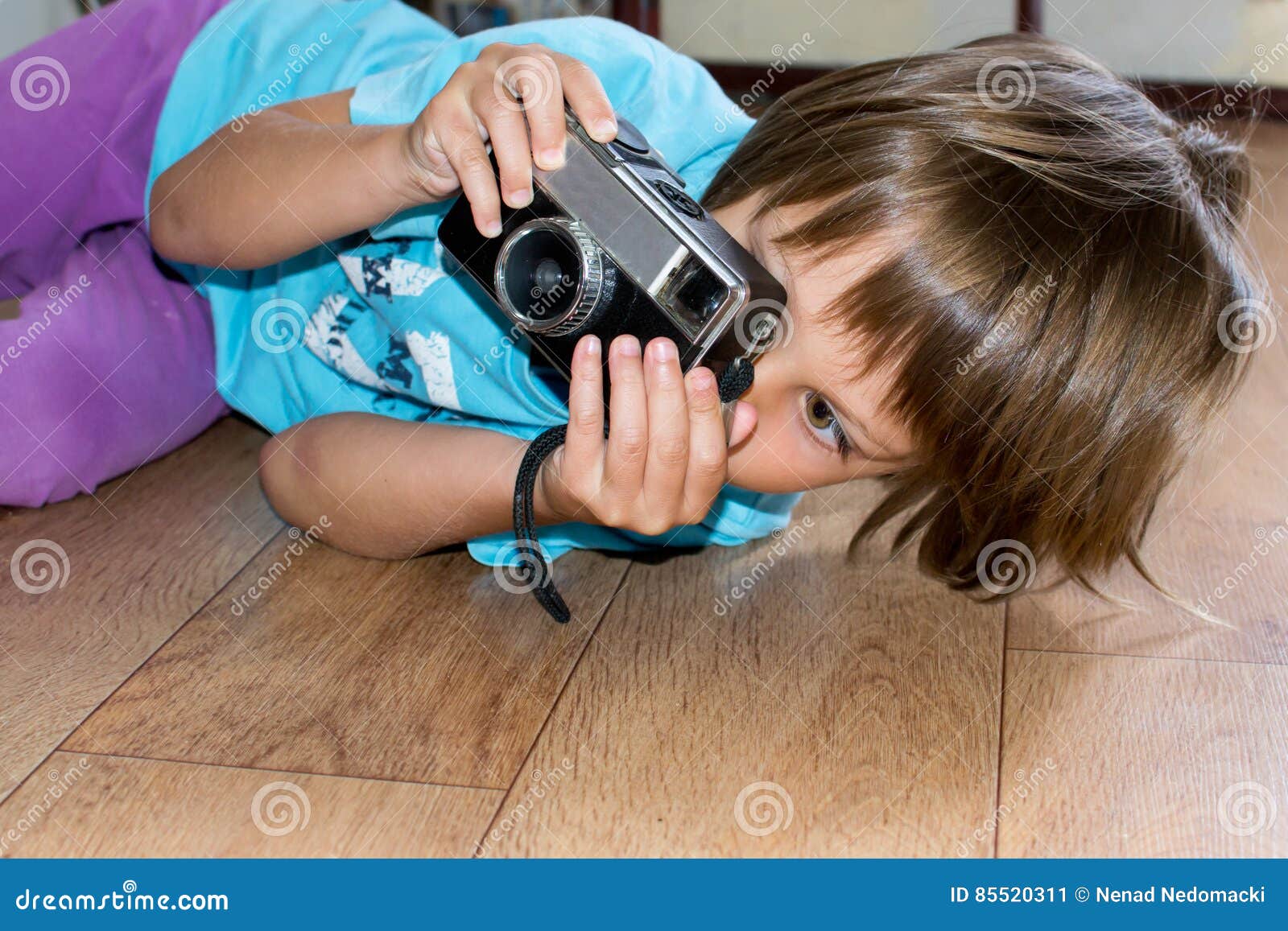 Young Photographer Looking at Camera Stock Image - Image of focus ...