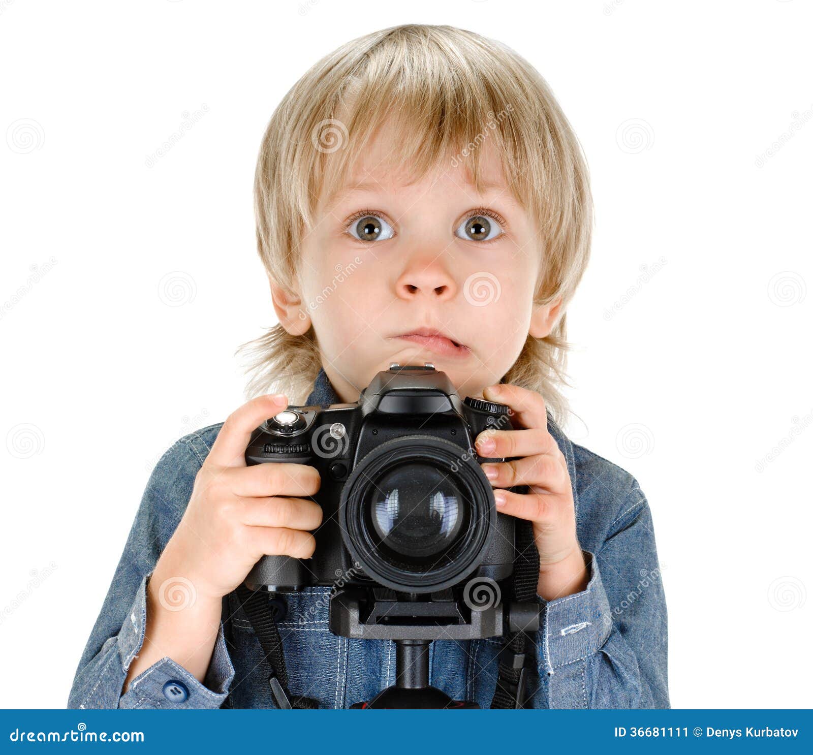 Boy with photo camera stock image. Image of education - 36681111