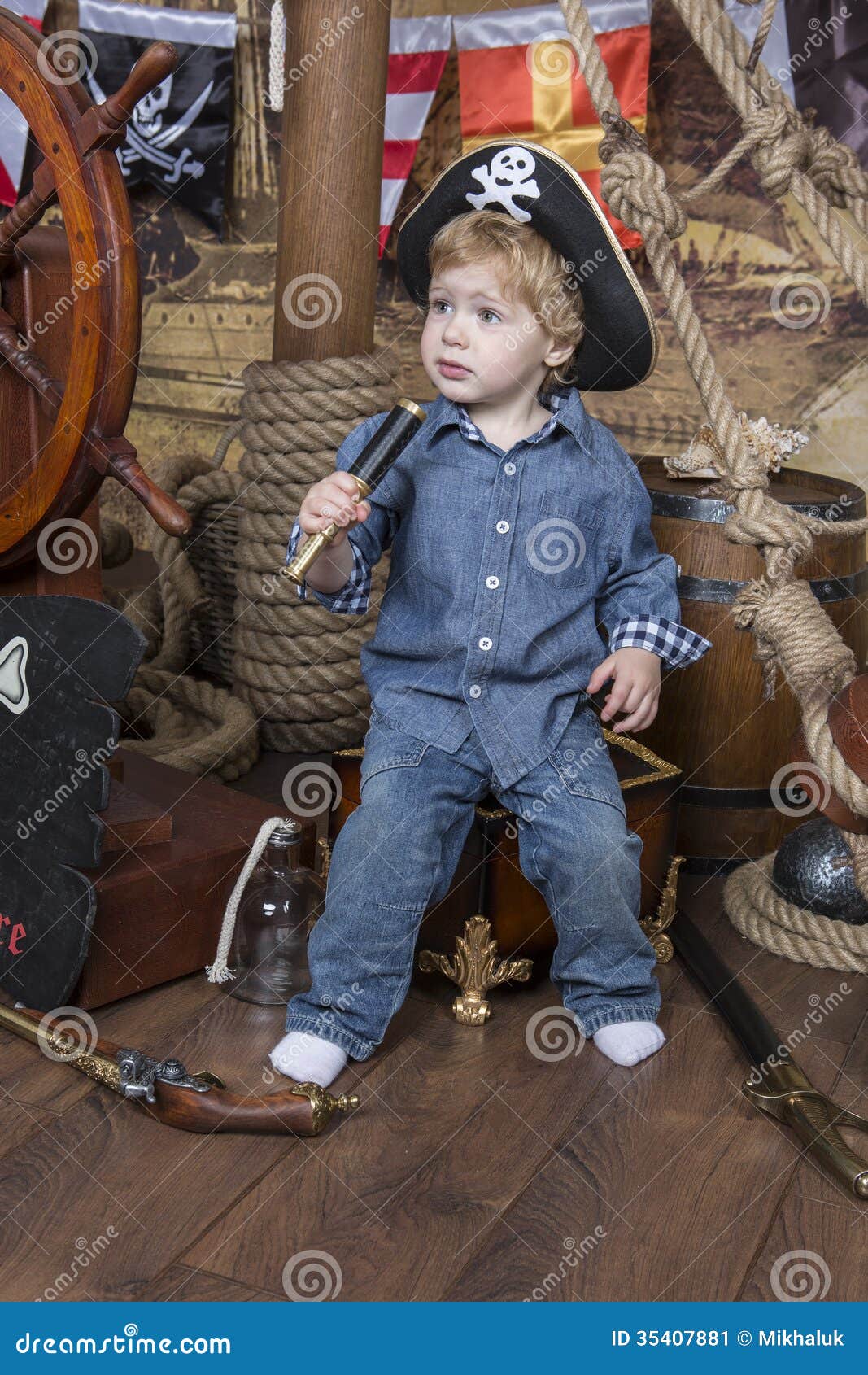 Young pirate stock image. Image of look, journey, toddler - 35407881