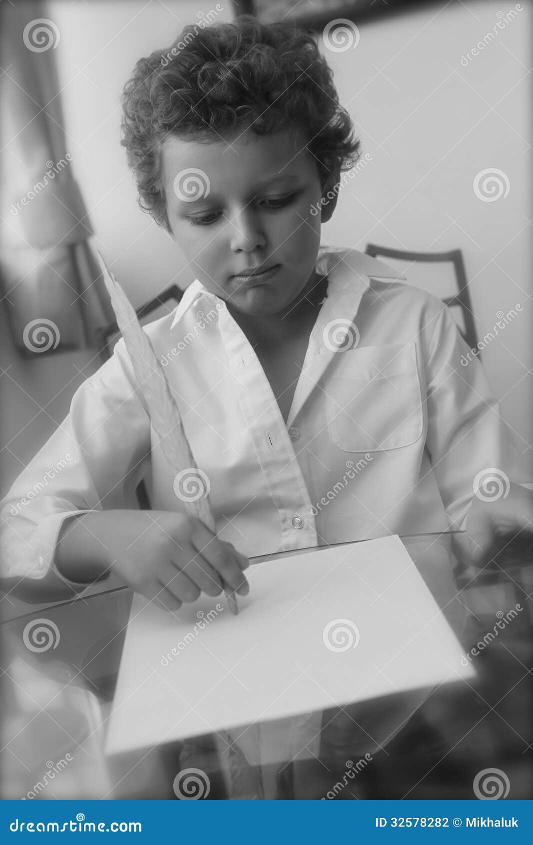 Young Poet Writing stock photo. Image of loneliness, clean - 32578282