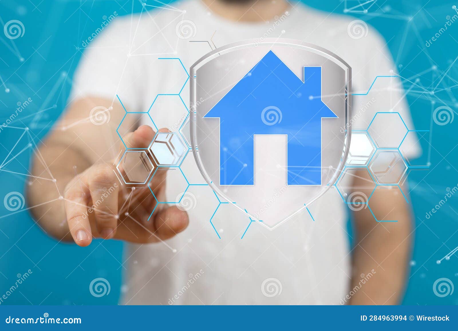 Young Man & Big Pointing Cursors Vector Illustration | CartoonDealer ...