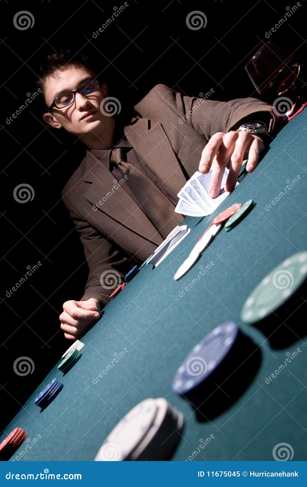 Young poker player stock image. Image of gamble, attractive - 11675045