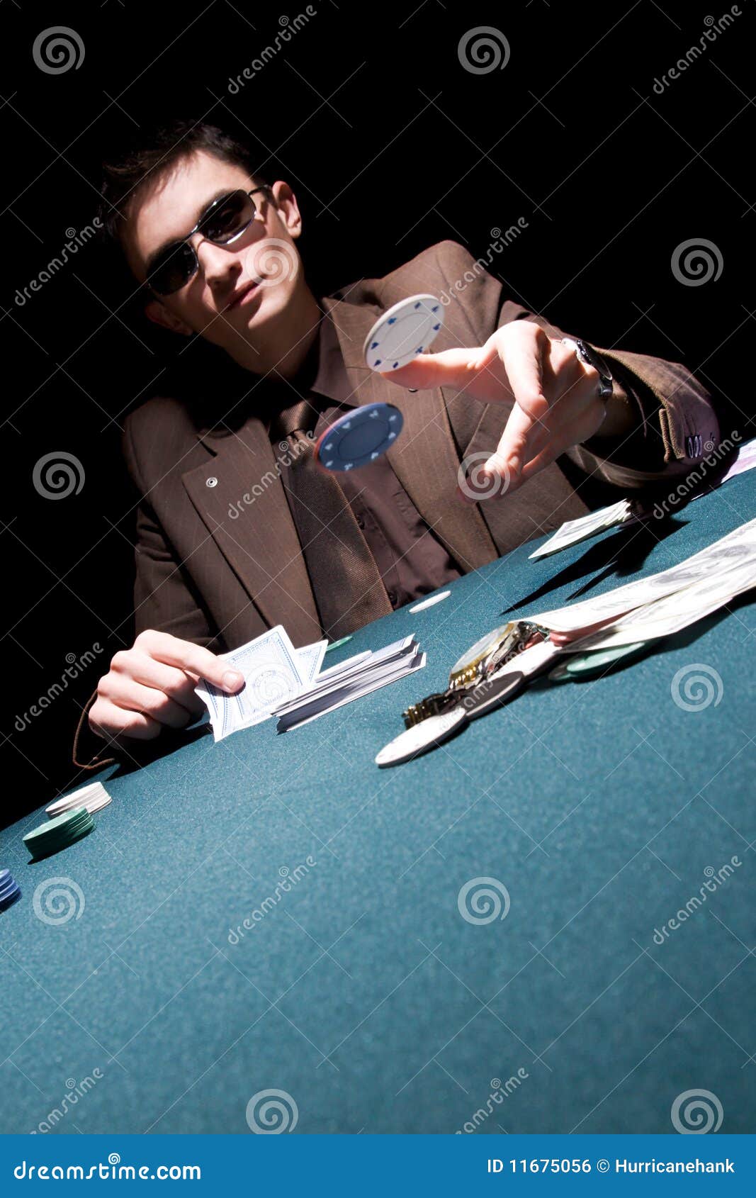 Young poker player stock photo. Image of caucasian, attractive - 11675056