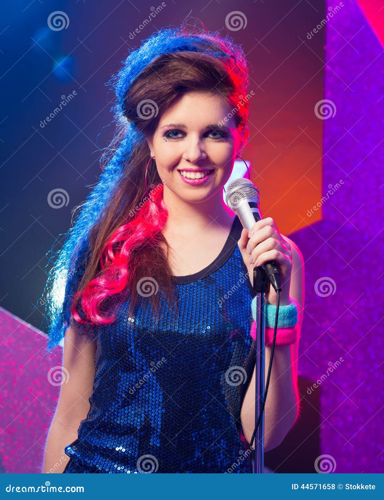 Young pop star performing stock photo. Image of youth - 44571658