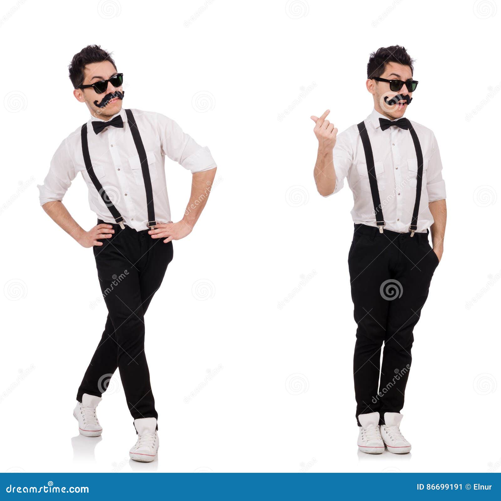 The Young Positive Man Isolated on White Stock Image - Image of ...